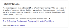 How to Deal with Fear of Retirement and Outliving Your Savings ...